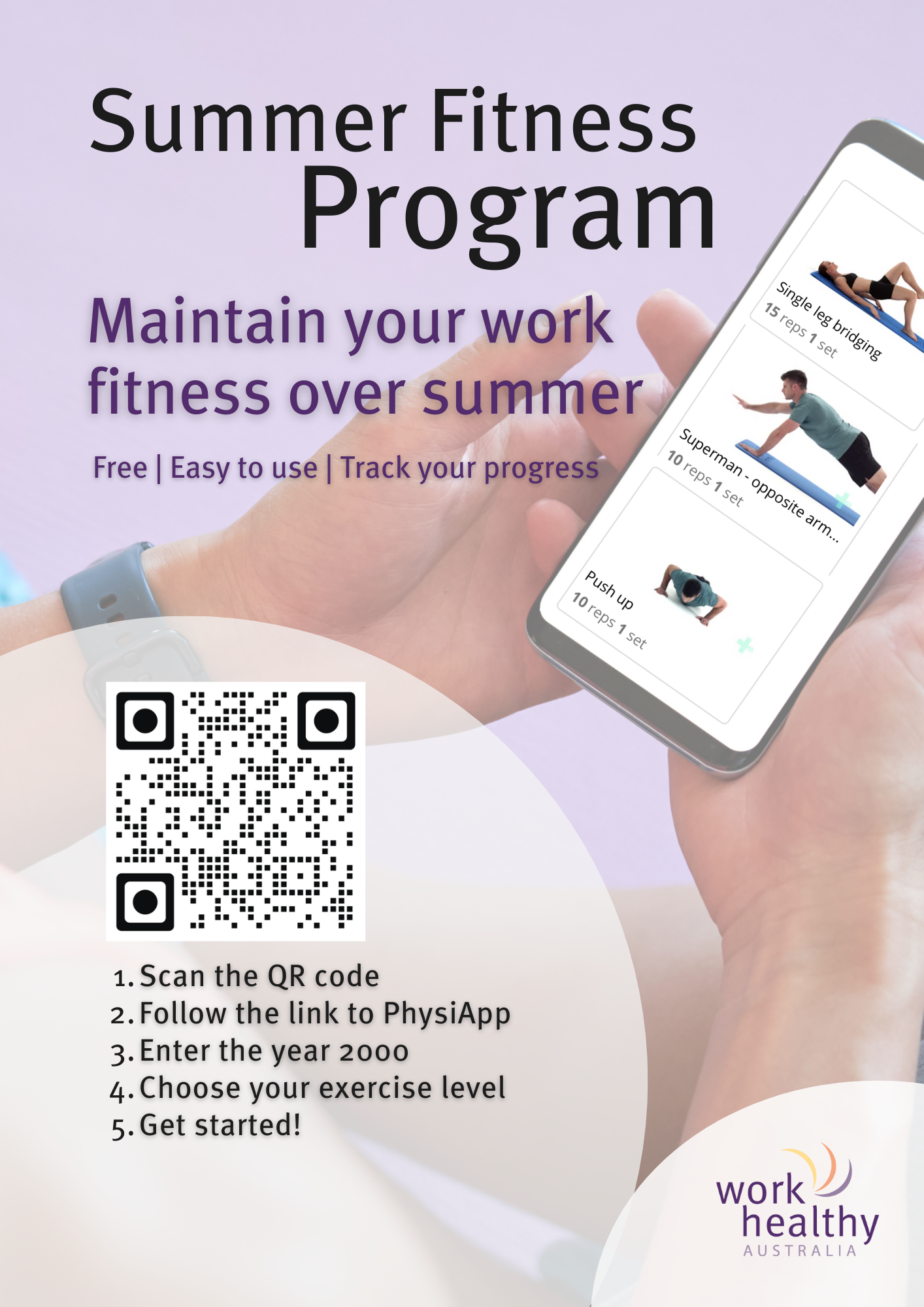 Summer Fitness Program | Work Healthy Australia